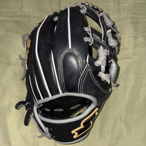ssk baseball glove | Other | Ssk Baseball Glove Black And Gray Baseball ...